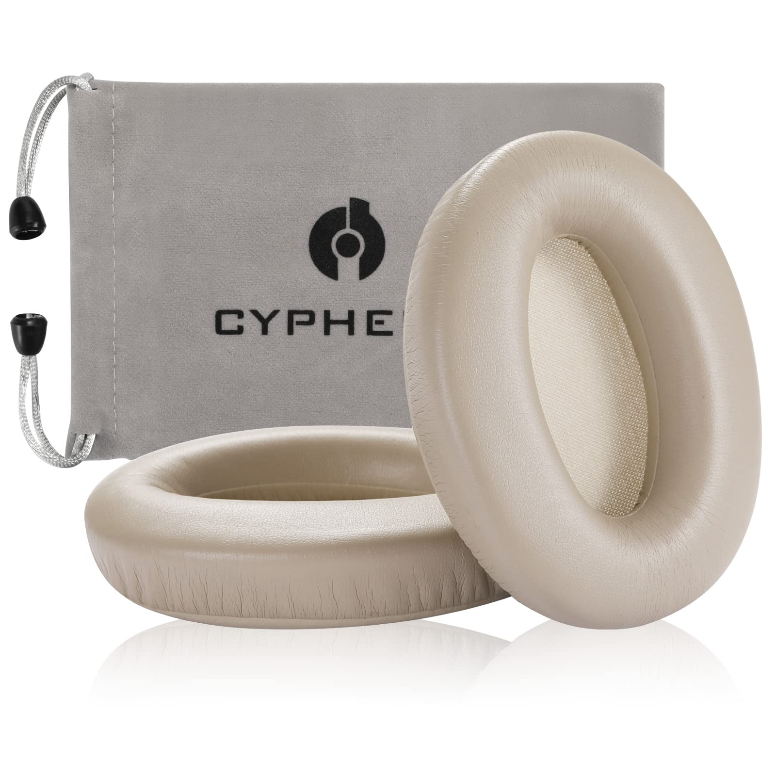 Replacement Ear Pads Cushions, Soft Earpads Cover Compatible for Sony WH-1000XM3 Noise-Cancelling Over Ear Headphones (Gold)