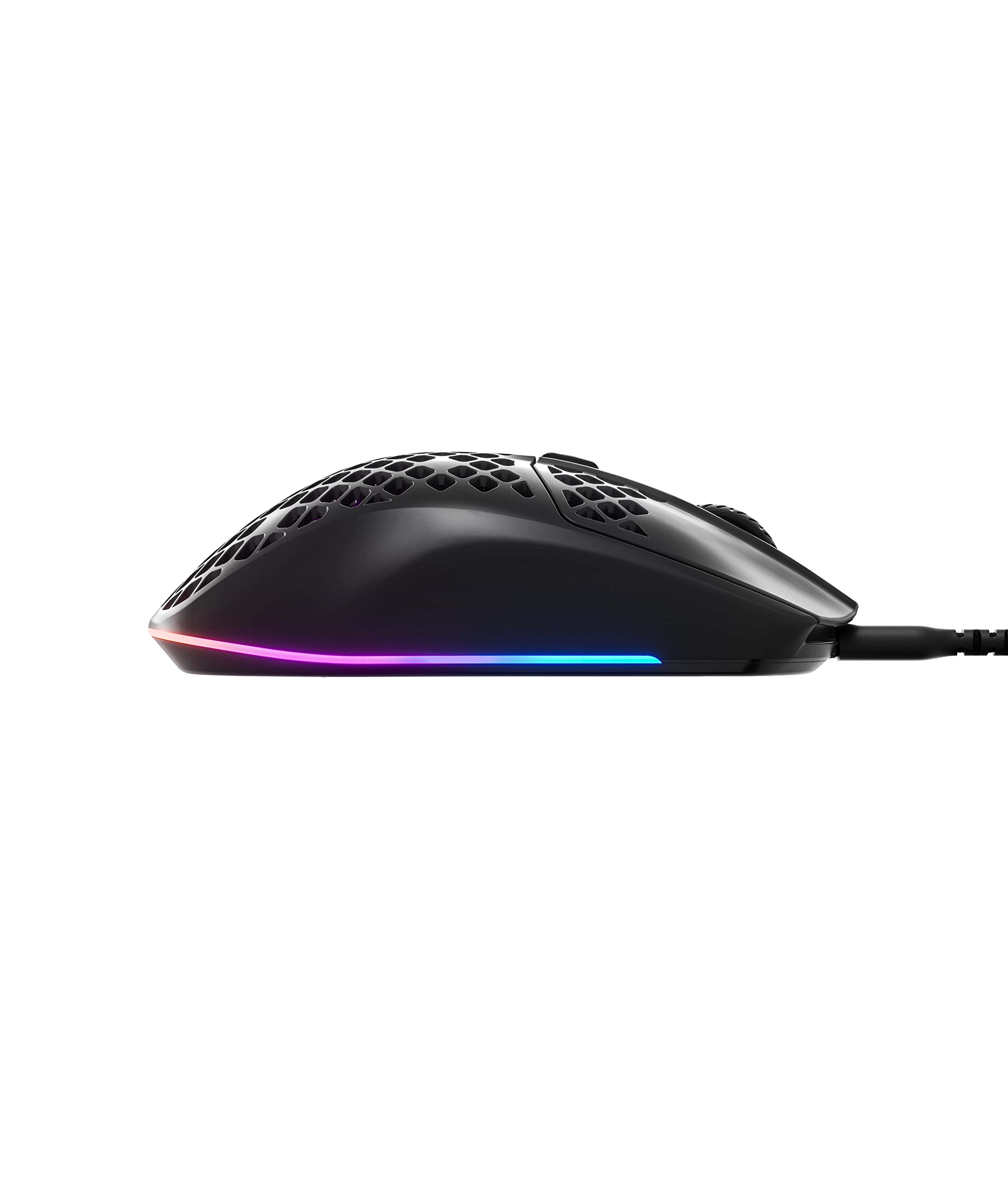 SteelSeries Aerox 3 - Super Light Gaming Mouse - 8,500 CPI TrueMove Core Optical Sensor - Ultra-Lightweight 59g Water Resistant Design - Universal USB-C connectivity - Onyx (Renewed)