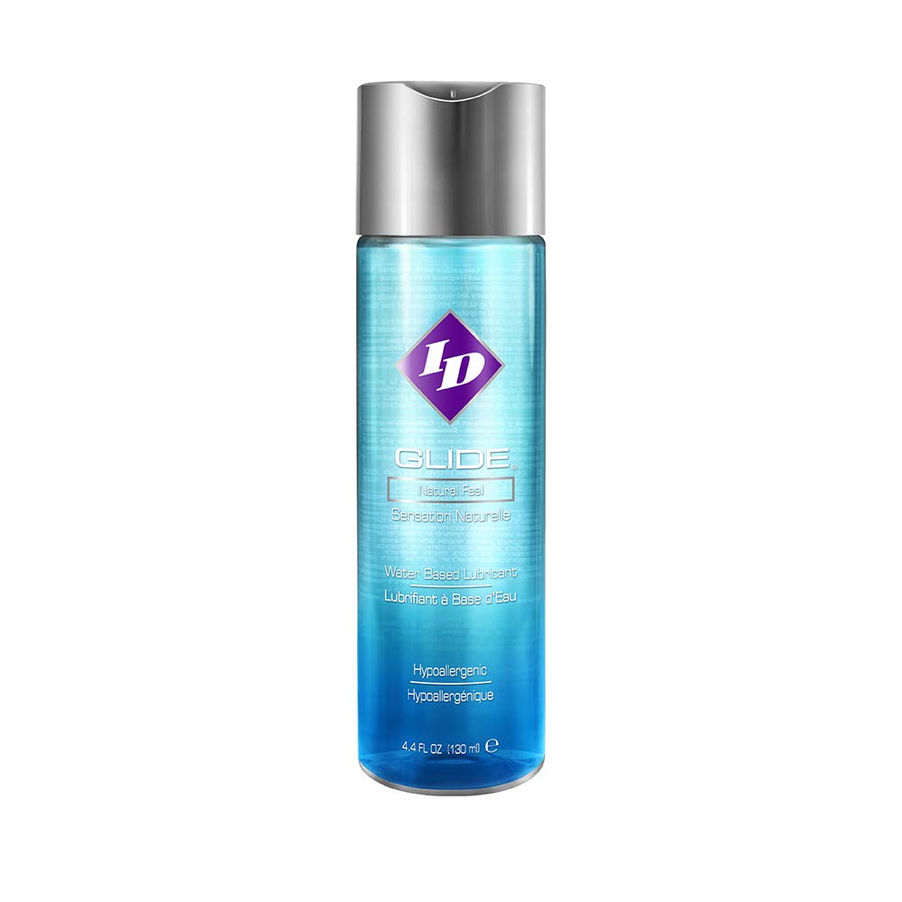 ID Glide Lube 4.4 fl oz Personal Lubricant Water Based Lube For Couples Pleasure Women & Men Pleasure Sensation Sex Lube to Enhance Natural Feeling Made in USA by ID Lubricants