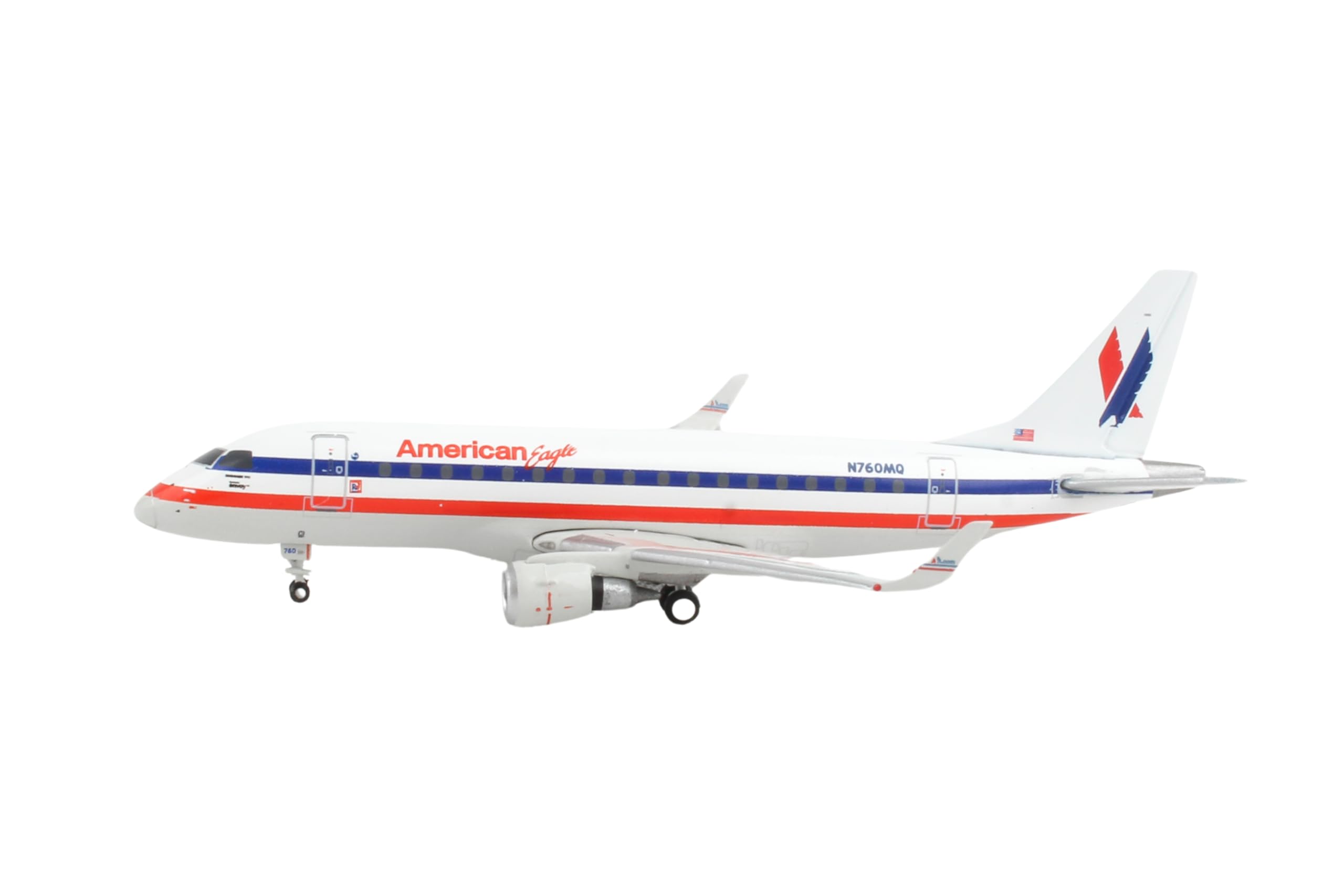 GeminiJets GJAAL2056 American Eagle Embraer 170-100STD Retro Livery N760MQ; Scale 1:400