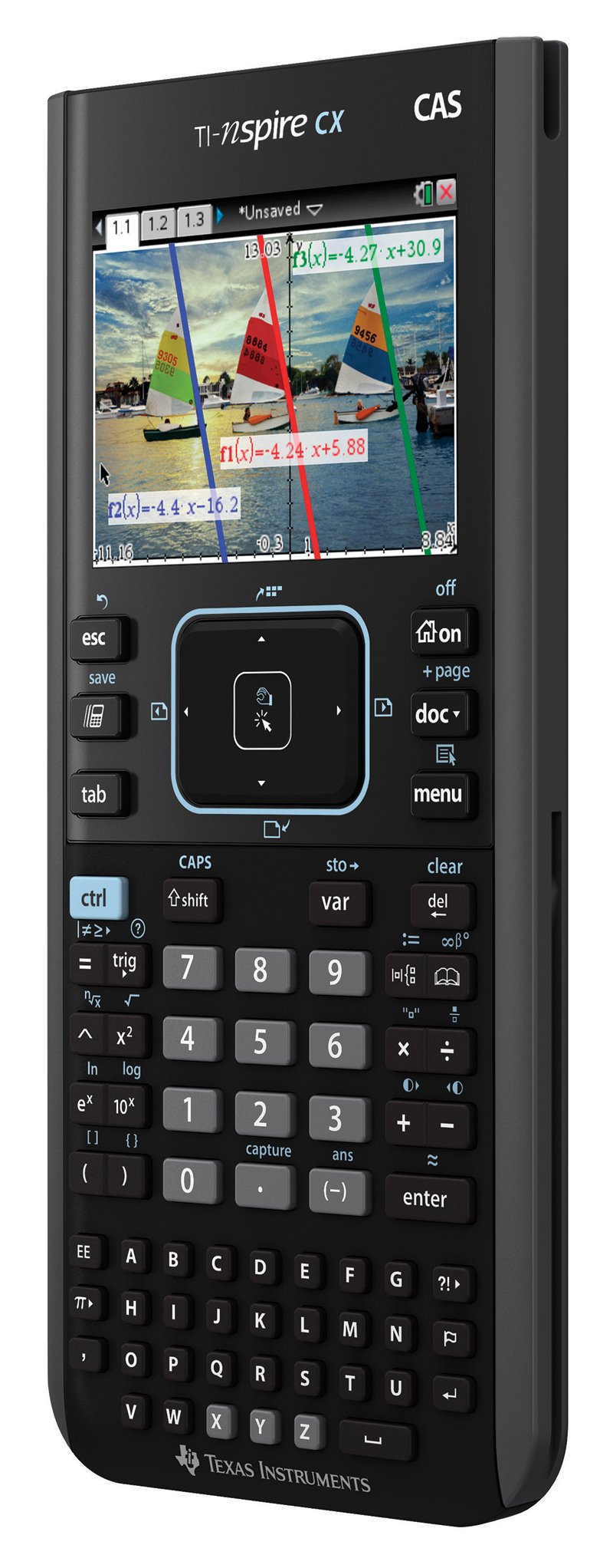 Texas Instruments TI Nspire CX CAS Graphing Calculator (Certified Renewed)