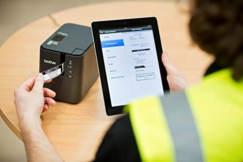 Brother P-Touch PT-P950NW Industrial Network Laminate Label Printer, Up to 36 mm Labels, Standard USB 2.0 and Serial, Ethernet, Built-in Wi-Fi®, Optional Bluetooth®