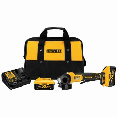 DeWalt DCG413R2 20-Volt XR Small Angle Grinder Kit, 2 Batteries, Charger - Quantity 2