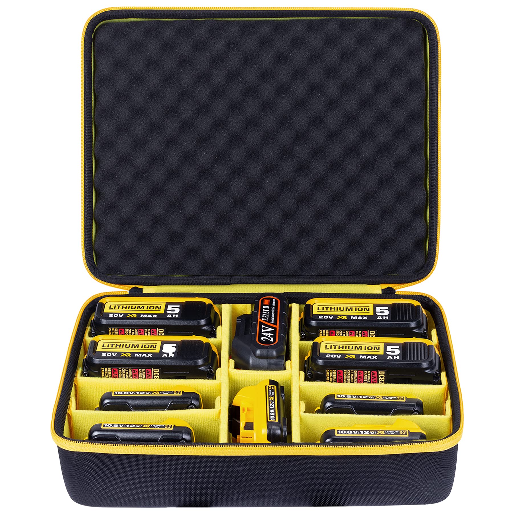 Hard Case for Dewalt 20v/60v Max XR Battery and Charger + DEWALT 20V MAX Angle Grinder Tool