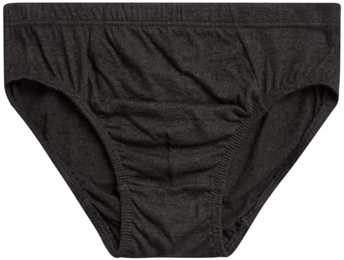 Van Heusen Men's Underwear - Low Rise Briefs with Contour Pouch (10 Pack), Size Large, Black/Grey/Maroon Print/Charcoal