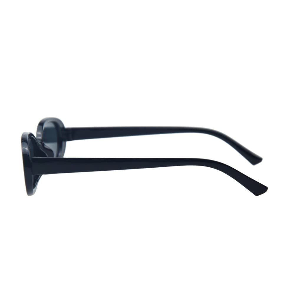 Unisex Sunglasses Retro Black Grey Drive Holiday Oval Non-Polarized UV400