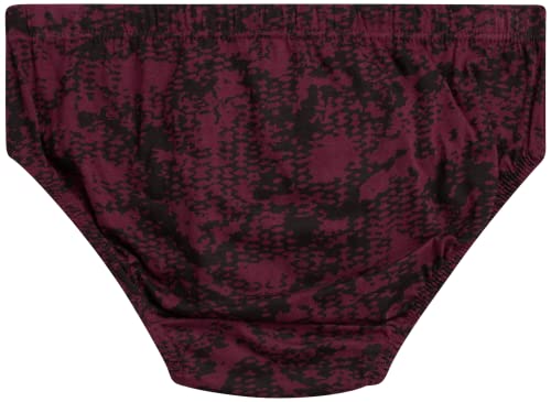 Van Heusen Men's Underwear - Low Rise Briefs with Contour Pouch (10 Pack), Size Large, Black/Grey/Maroon Print/Charcoal