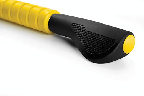 SKLZ Massage Bar Handheld Muscle Roller Massage Stick for Physical Therapy, Original Size , Yellow/Black