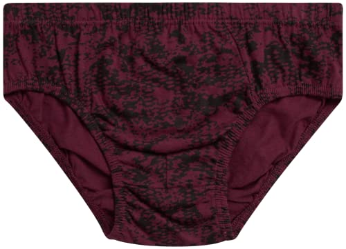 Van Heusen Men's Underwear - Low Rise Briefs with Contour Pouch (10 Pack), Size Large, Black/Grey/Maroon Print/Charcoal