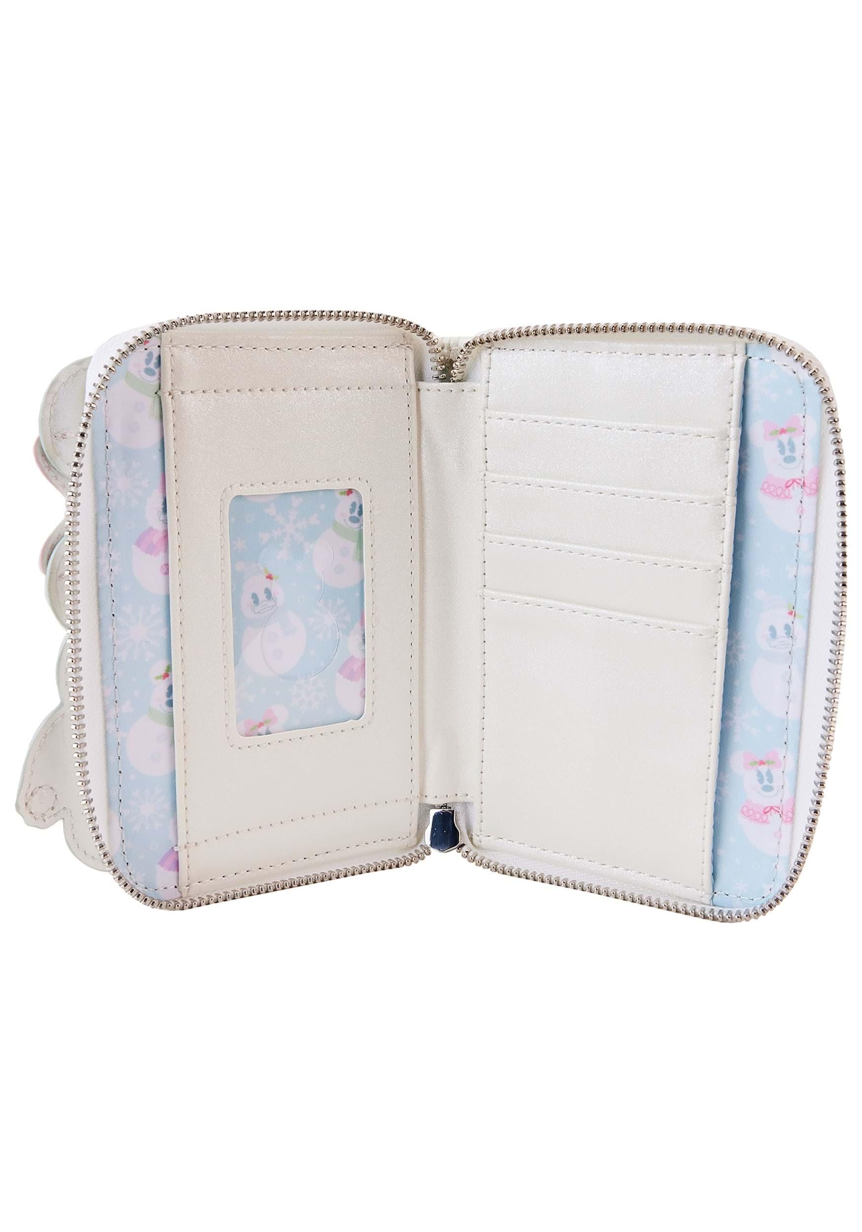 Loungefly Disney Mickey & Minnie Pastel Snowman Wallet Disney Standard