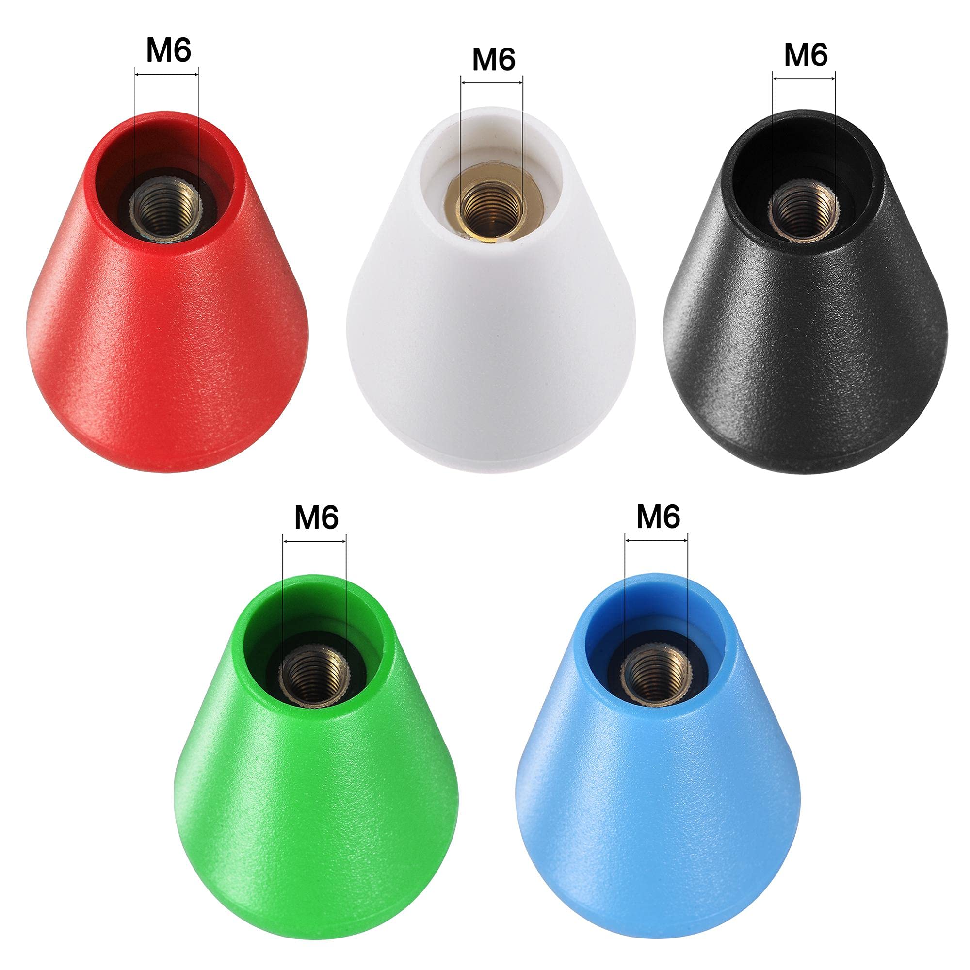 uxcell Ellipse Oval Joystick Head Rocker Ball Top Handle Arcade Game Replacement 5 Colors