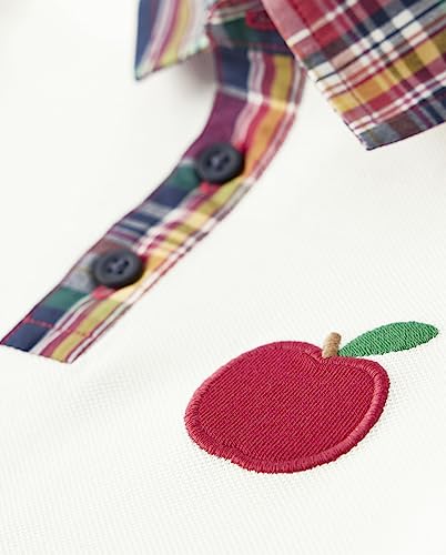 Gymboree,and Toddler Short Sleeve Polo Shirt,Apple,12