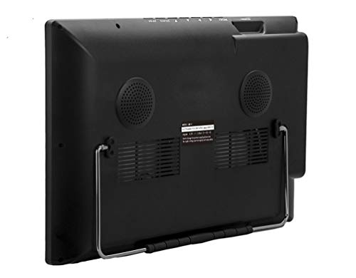 MILANIX 14.1" Portable Widescreen LED TV with HDMI, VGA, MMC, FM, USB/SD Card Slot, Built in Digital Tuner, AV Inputs, and Remote Control
