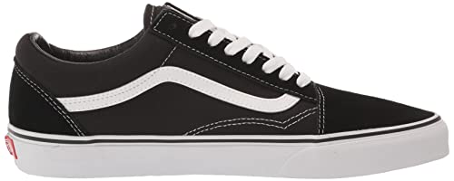Vans Unisex Old Skool Black/White Skate Shoe 10 Men US / 11.5 Women US