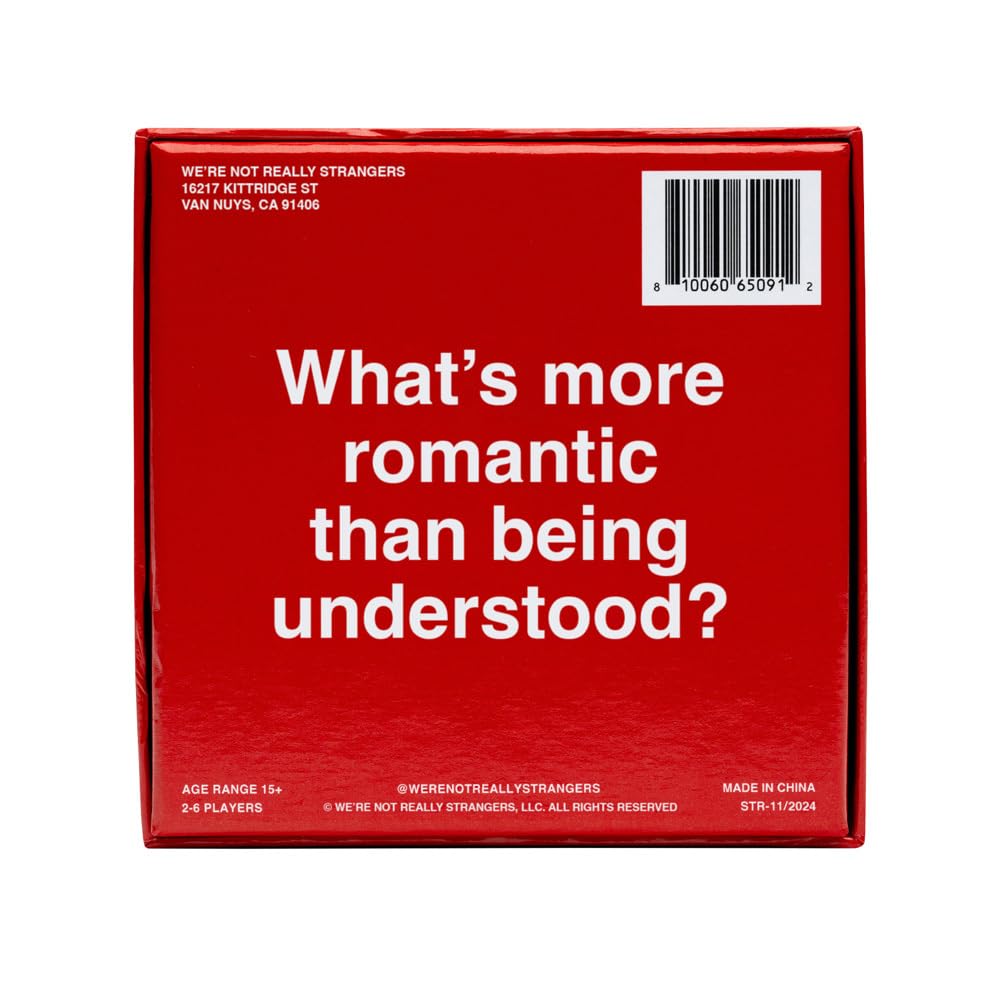 WE'RE NOT REALLY STRANGERS Couples Edition by We’re Not Really Strangers - Couples to Strengthen Their Relationship, 150 Questions and Wildcards for Date Night with Your Partner