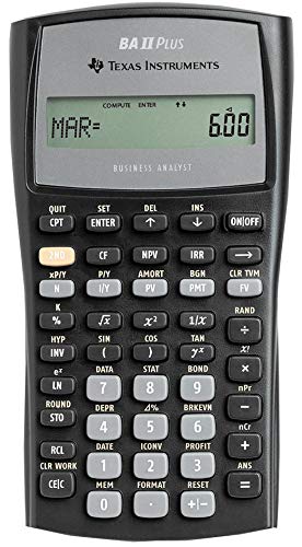 TEXAS INSTRUMENTS CALCULATRICE FINANCIÄRE TI-BA II Plus