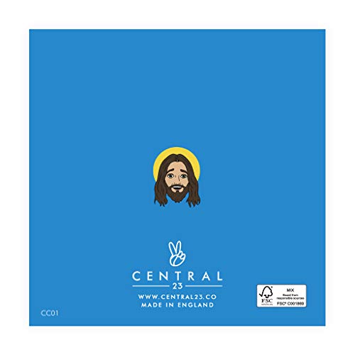 Central 23 - Funny Birthday Card - 'Jesus Loves You' - Rude Card for Brother or Sister - Comes with Fun Stickers