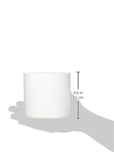 Brother 4"x4" TT Premium Paper Label (for Wax & Wax/Resin Ribbon), 5”OD/1" Core, 750 Labels/Roll, 4 Rolls/Case