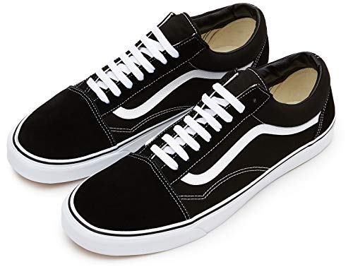Vans Unisex Old Skool Black/White Skate Shoe 10 Men US / 11.5 Women US