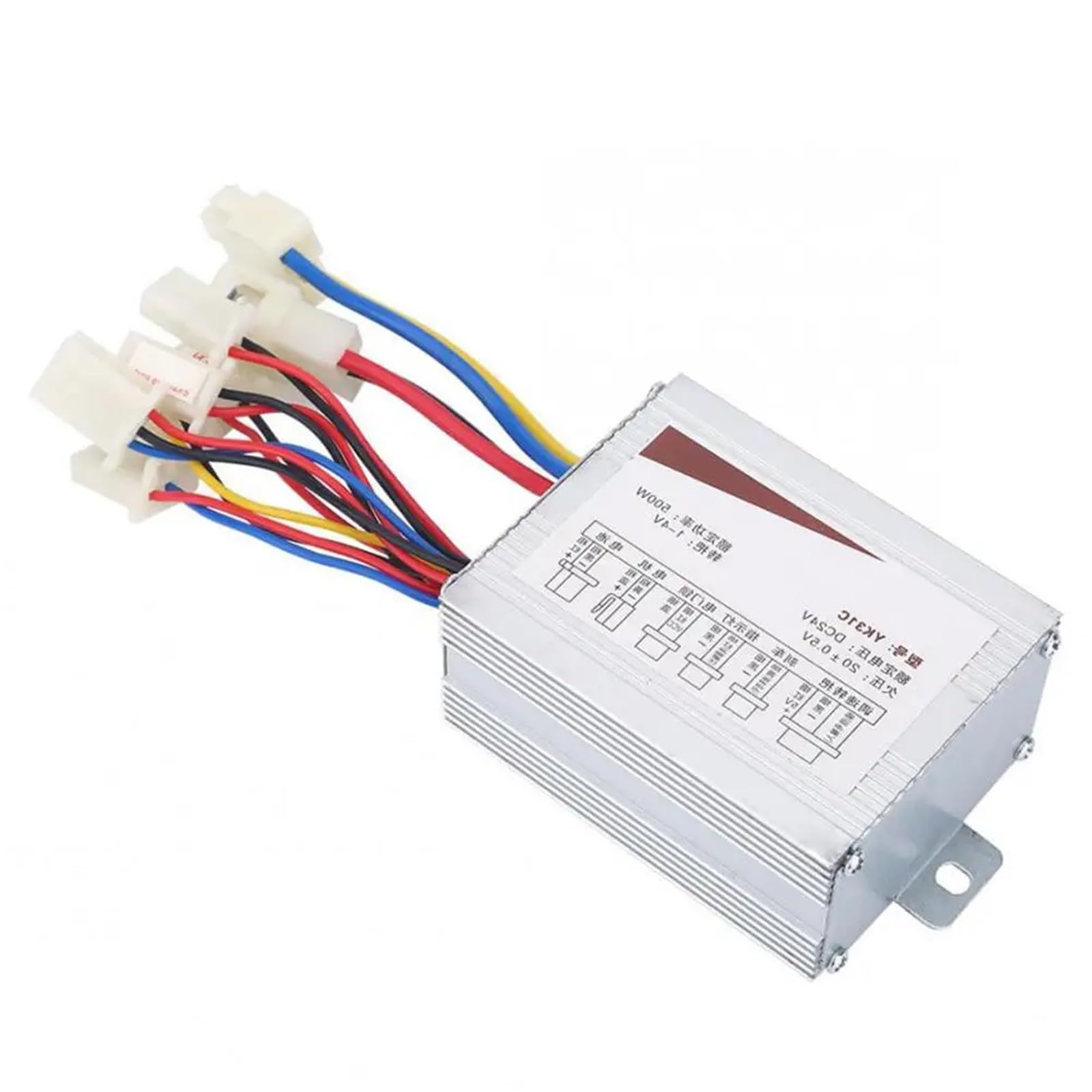 Bike Fender 350W/500W 12V/24V/36V/48V Electric Bicycle Brush Controller On for Electric DC Motor Scooter E-Bike Controller Box Parts Mud Guards (Color : 350W 36V)