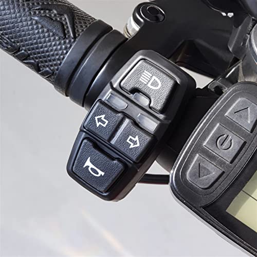 EGGPOD Bike Fender Electric Scooter Front Light Switch Horn and Turning Rear Light Switch E Bike Fog Light Bicycle Motorcycle ATV Headlight Switch Mud Guards