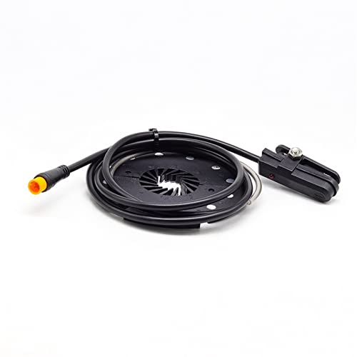 Bike Fender Pedal Assist Sensor 12 Signals for KT Controller PAS Sensor 12 Magnets E Bike Senssor SM Connector 3Pin E-Bike Accessories Mud Guards (Color : Waterproof Connector)