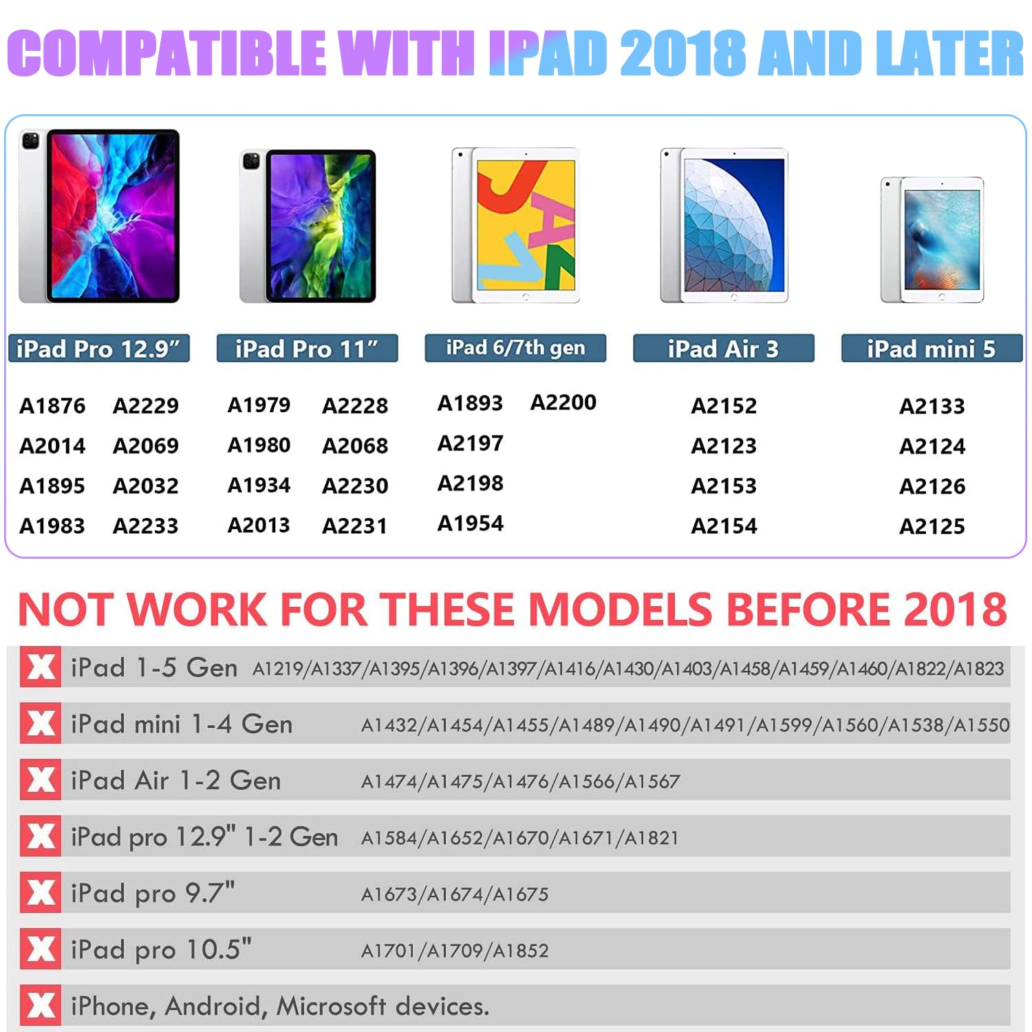 Stylus Pen for iPad 9th&10th Generation Palm Rejection with Pen Case Magnetic Stylus for Apple Pencil,Pen for Apple iPad Compatible with (2018-2023) iPad Pro 11&12.9 inch, ipad 9th Gen