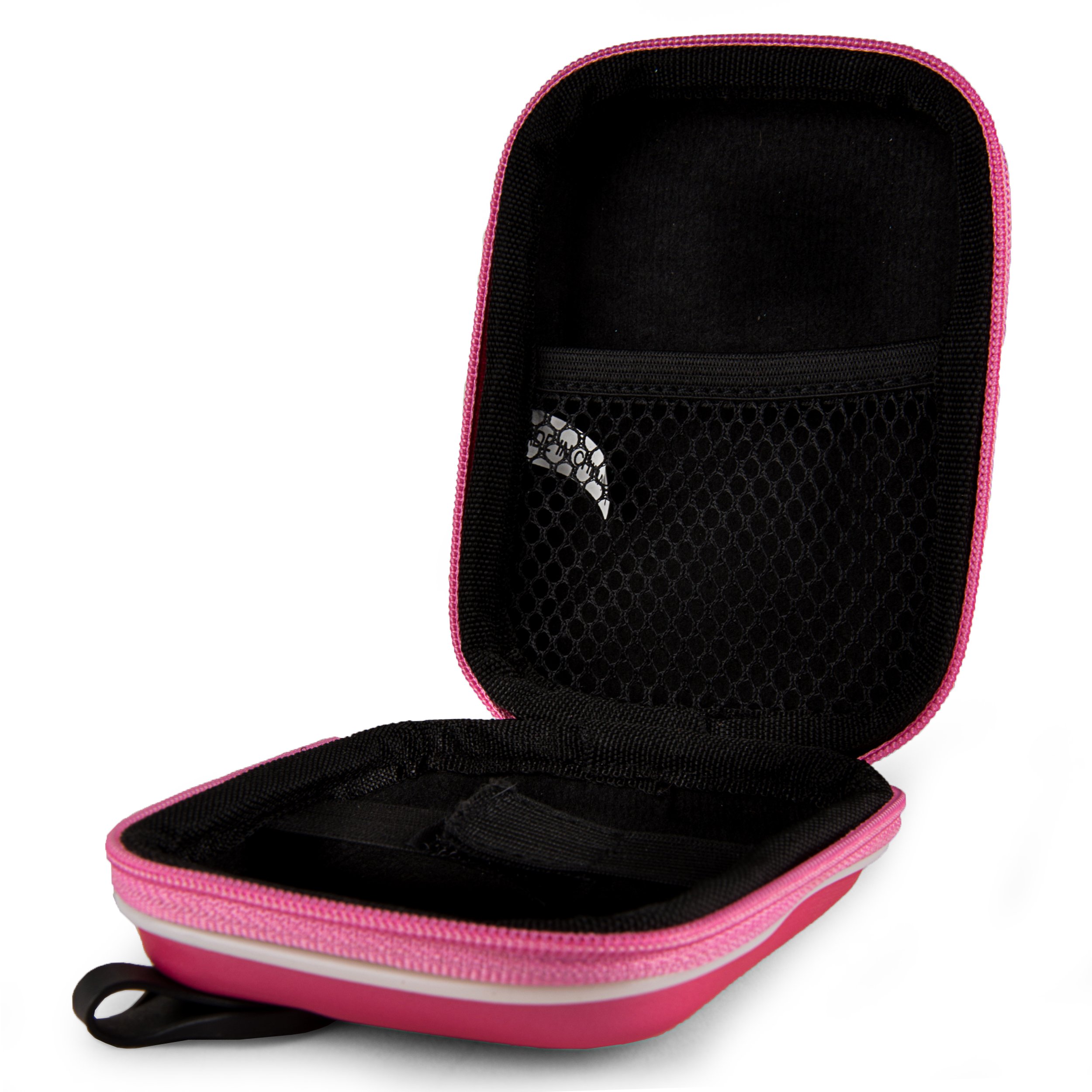 NYLON PINK Compact Digital Point & Shoot Thick Camera Case for Nikon Coolpix S02 S01 S6800 S5300 S5200 S3600 S3500 S30 S70 S100 S2600 S3000 S3100 S3200 S3300 S4000 S4100 S4200 S4300 S6200 S6300 S8200