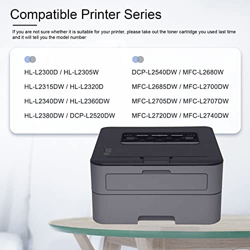 MOLIMER Compatible 1 Pack TN630 TN-630 High Yield Black Toner Cartridge Replacement for Brother TN 630 MFC-L2750DW MFC-L2750DWXL HL-L2370DW/DWXL MFC-L2710DW HL-L2390DW DCP-L2550DW HL-L2350DW Printer