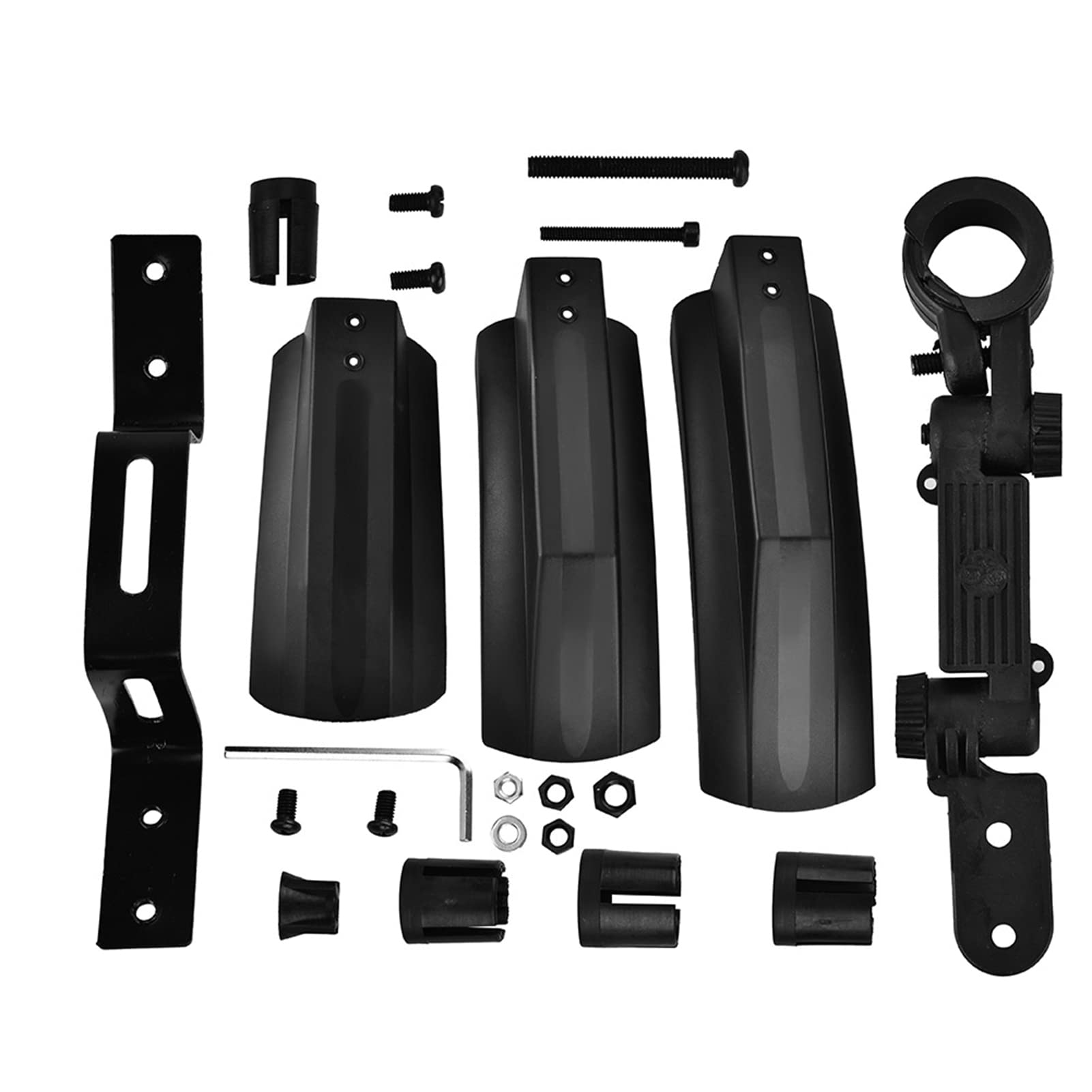 Haosie Bike Front/Rear Fenders Kit, Quick Release Bike Mud Guard, Fat Tire Bike Fenders for MTB Mountain Road Bike Outdoor Cycling