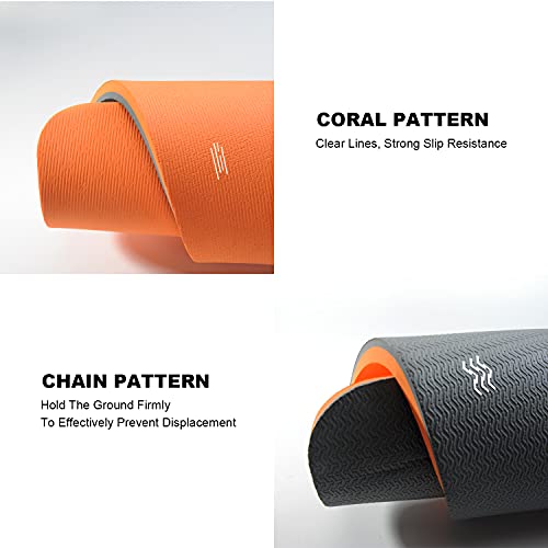 Hatha Yoga TPE Knee Pad,Extra think and soft,27"x14"x4/5"Th,Great for Knees and Elbows,Standard Mat For Pain Free Joints in Yoga,Floor Exercise,Gardening, Yard Work and Baby Bath.