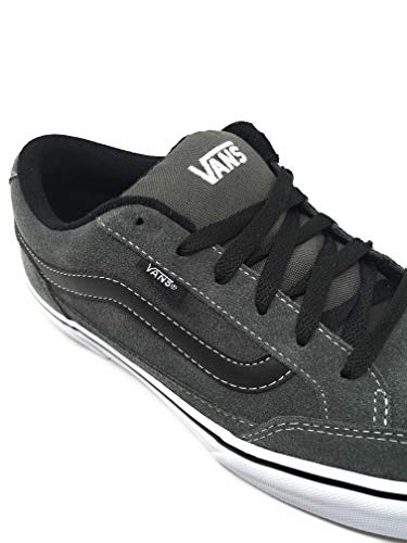Vans Men's Bearcat Skate Shoes, Charcoal/White/Black, (9.5)