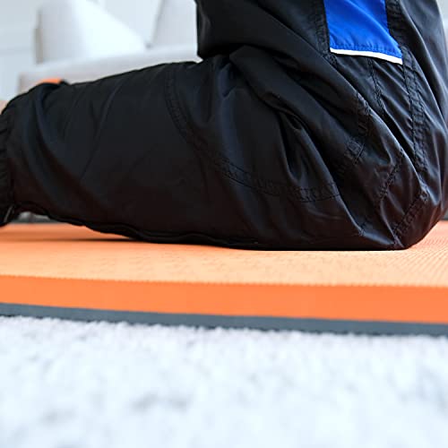 Hatha Yoga TPE Knee Pad,Extra think and soft,27"x14"x4/5"Th,Great for Knees and Elbows,Standard Mat For Pain Free Joints in Yoga,Floor Exercise,Gardening, Yard Work and Baby Bath.