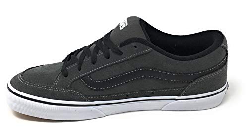 Vans Men's Bearcat Skate Shoes, Charcoal/White/Black, (9.5)