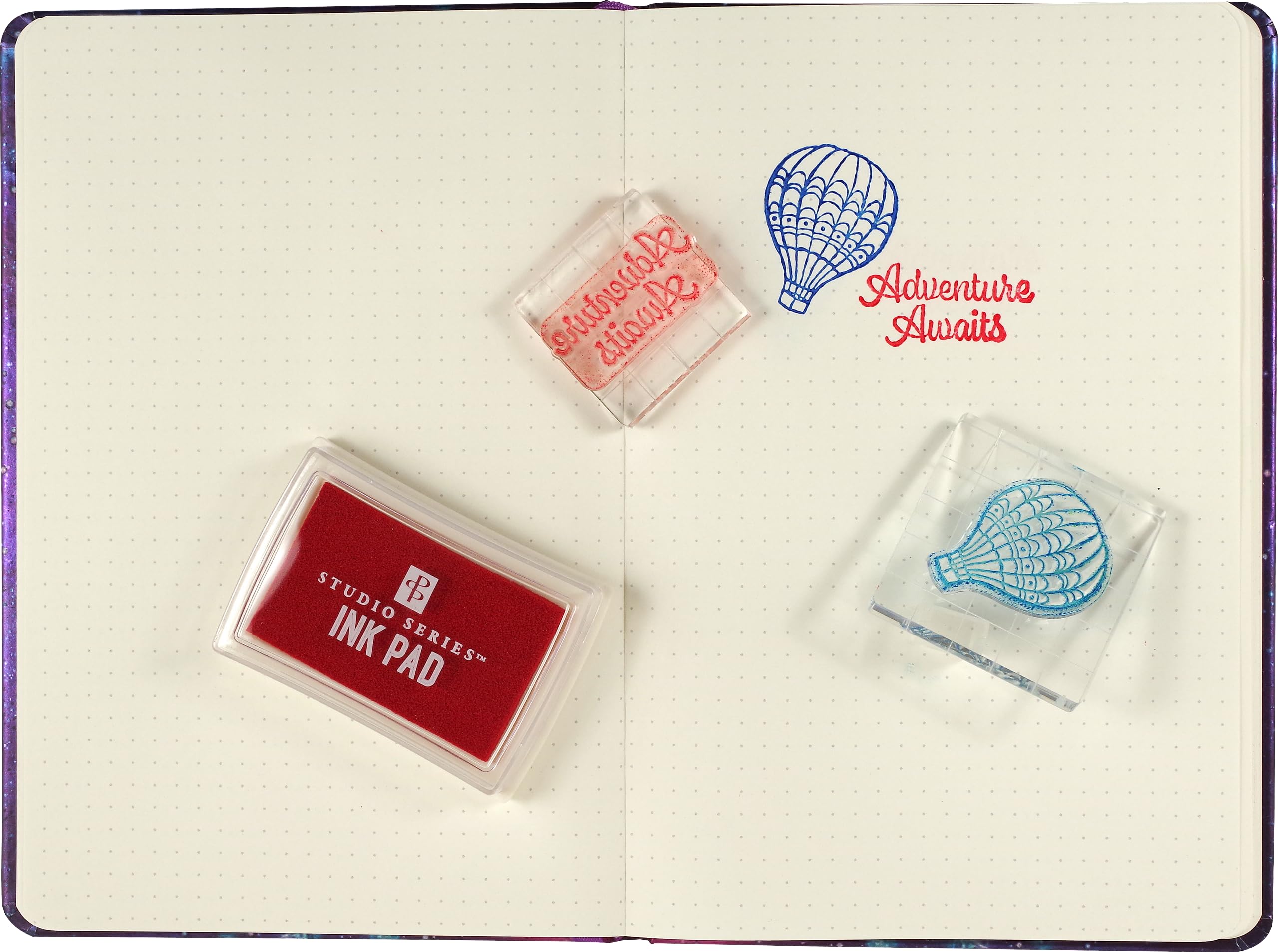 Borders, Frames, & Icons Clear Stamp Set (19 individual stamps)