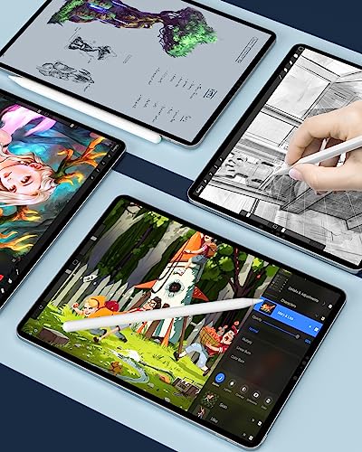 Minibesky iPad Pencil 2nd Generation with Magnetic Wireless Charging,With Apple Pencil Magnetic Charger,Compatible with iPad 6/7/8/9/10,iPad Pro 11 in 1/2/3/4,iPad Pro 12.9 in 3-6th,iPad Air,iPad Mini