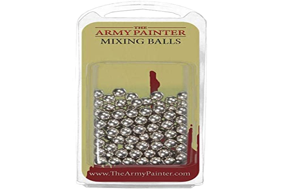 The Army Painter Paint Mixing Balls - Rust-proof Stainless Steel Paint Mixing Balls for Mixing Model Paints - Stainless Steel Mixing Agitator Balls and Paint Balls, 5.5mm/apr. 0.22β, 100 Pcs