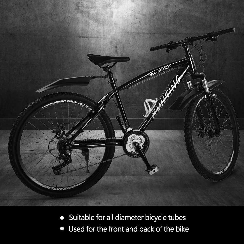 Mudguard, ycle Front Back Rear Tire Mud Guards Kit Quick Release Cycling s Set for Road Mountain BMX Black Red Power Rover Front Mud Fende Fat tire s