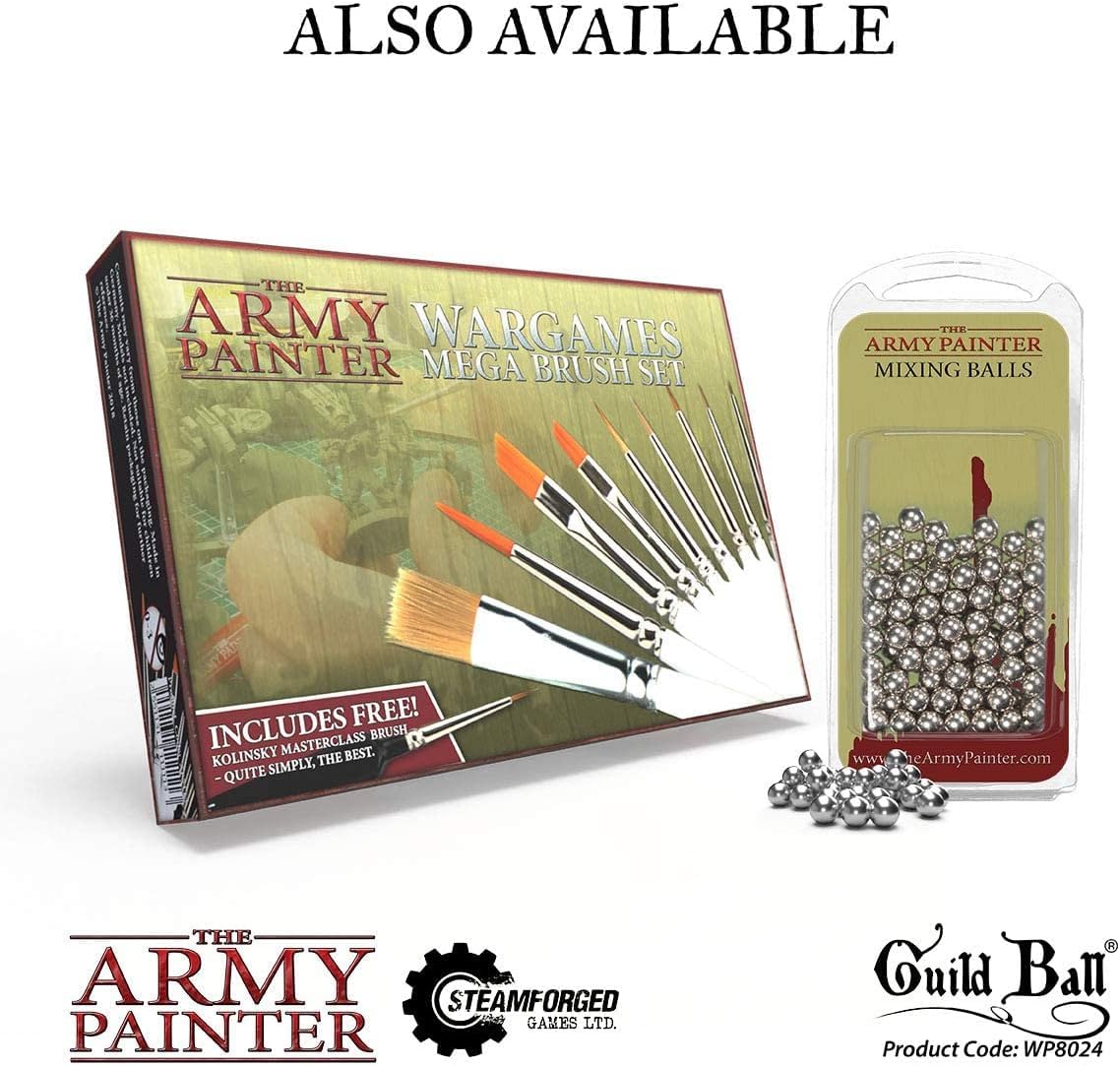 The Army Painter Paint Mixing Balls - Rust-proof Stainless Steel Paint Mixing Balls for Mixing Model Paints - Stainless Steel Mixing Agitator Balls and Paint Balls, 5.5mm/apr. 0.22β, 100 Pcs