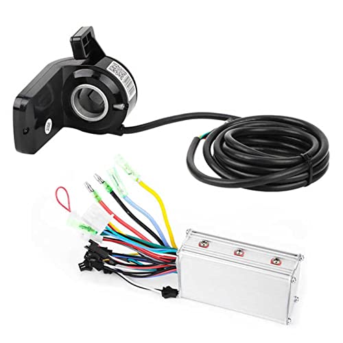 Bike Fender 24V 36V 48V 60V 350W Electric Bike Motor Controller LCD Display Panel Set Electric Bicycle Scooter E-Bike Brushless Controller Mud Guards (Color : 48V 350W)