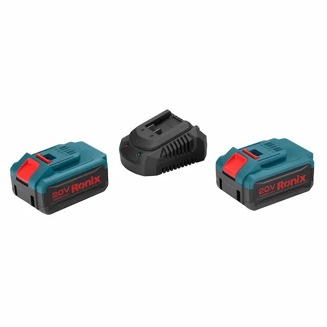 Ronix 8901K Cordless 4.5" Brushless Angle Grinder Kit w/ Case, Charger & 2 4ah Batteries