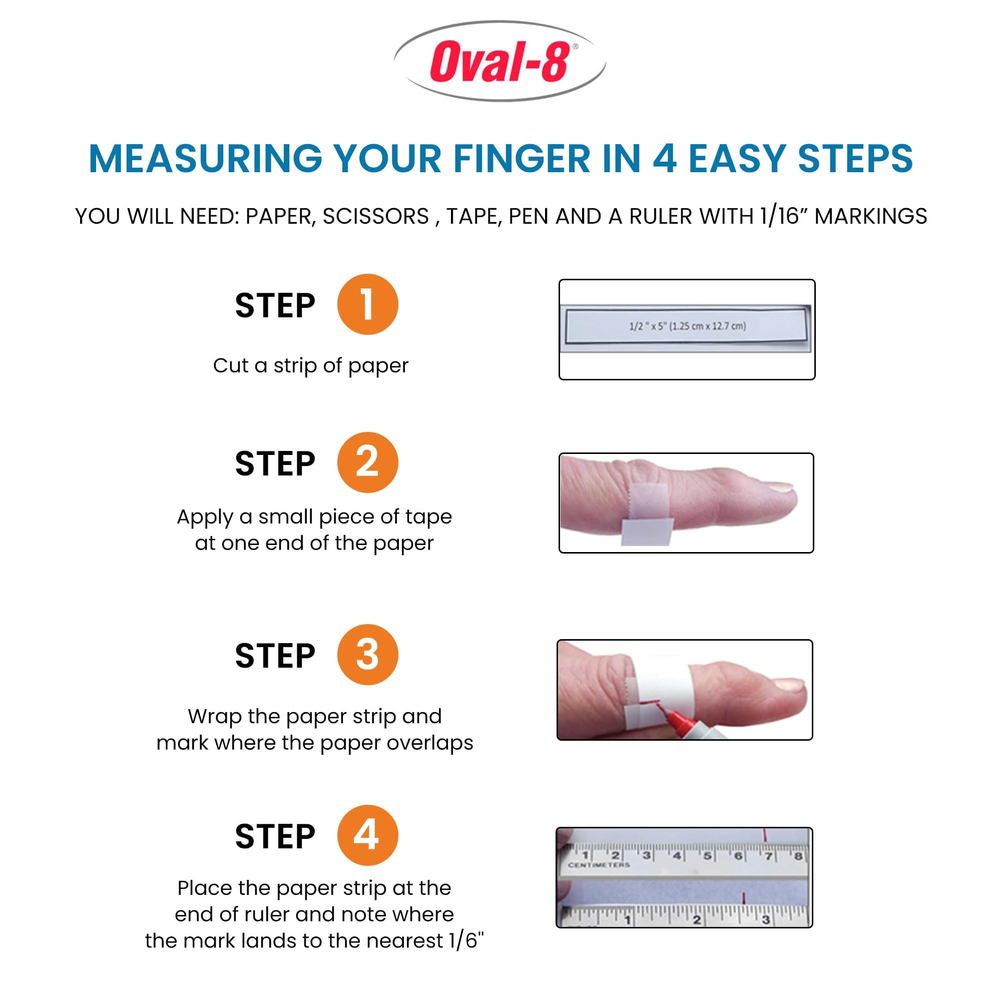 3-Point Products Oval-8 Multi-Size Pack of 3 Sizes 6, 7, 8