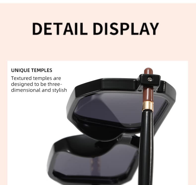 SunRay Polarized Premium Sunglasses for Men Women, Anti Glare, 100% UV Blocking, Durable Protection Sunglasses (black)