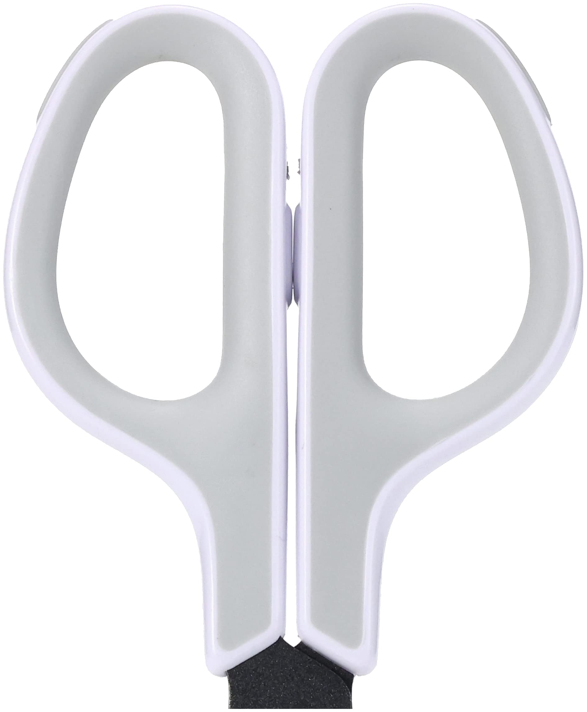 Plus SC-175SF SC-175SF Scissors, Fit Cut Curve, Fluorine Coat, Adhesive Tape, Glue, Non-Cling, White/Gray