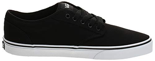 Vans Men's^Men's Atwood Low-Top Sneakers, Canvas Black White, 11 UK