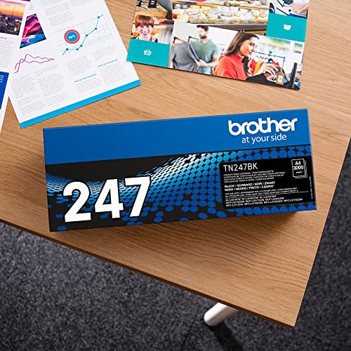 Brother TN-247BK Toner Cartridge, Black, Single Pack, High Yield, Includes 1 x Toner Cartridge, Genuine Supplies