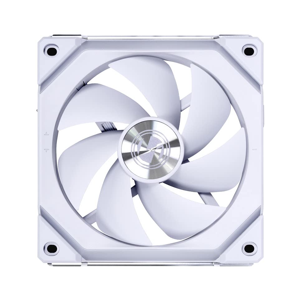 Lian Li UNI Fan SL V2 RGB Revolutionized Daisy-Chain ARGB Fan 120mm Single Pack White SL120V2-1W