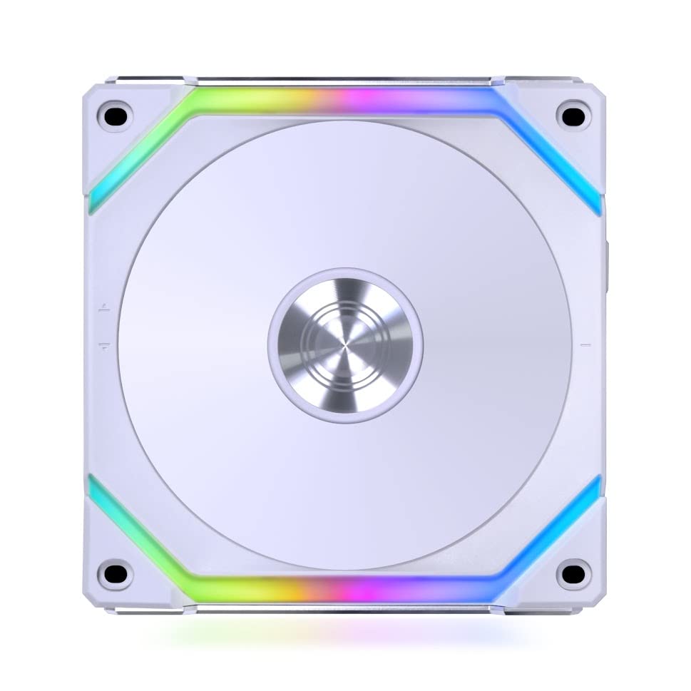 Lian Li UNI Fan SL V2 RGB Revolutionized Daisy-Chain ARGB Fan 120mm Single Pack White SL120V2-1W