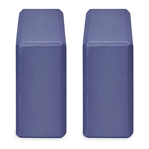 Gaiam Beginner's Yoga Starter Kit Set (Yoga Mat, Yoga Blocks, Yoga Strap) - Light 4mm Thick Printed Non-Slip Exercise Mat for Everyday Yoga - Includes 6ft Yoga Strap & 2 Yoga Bricks - Purple Marrakesh
