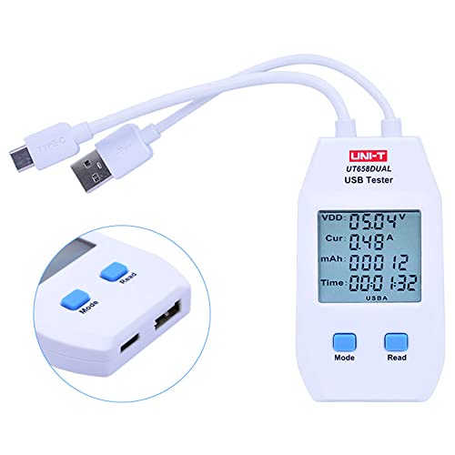 UNI-T USB Tester USB Detector Digital Voltmeter Ammeter Power Capacity Tester Voltage Current Meter